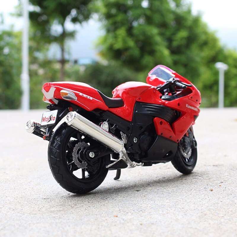 Maisto Kawasaki Ninja ZX-14 Diecast Motorcycle Model 1:18 Scale ...
