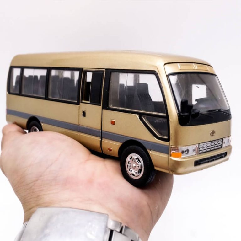 Toyota Coaster Model Bus 1:32 Scale Toy Diecast Metal Bus | Speedo Club